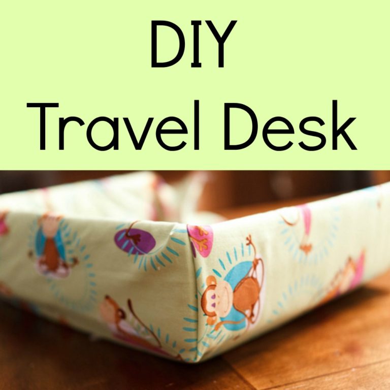 DIY Travel Desk - A Nation of Moms