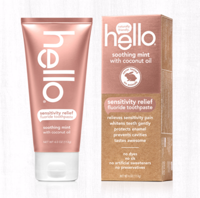 Hello Sensitivity Relief Soothing Toothpaste - A Nation of Moms