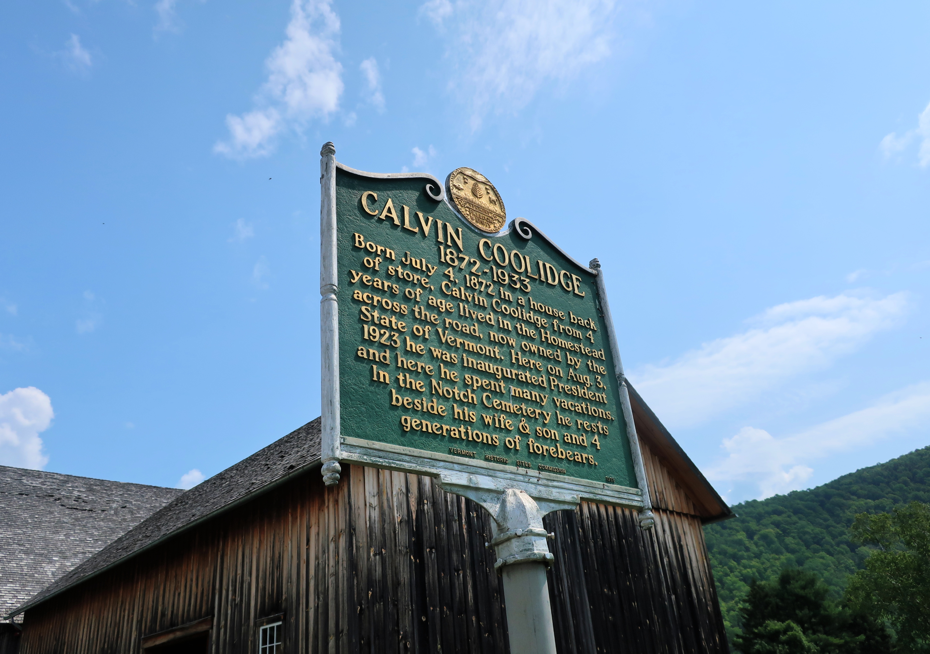 President Calvin Coolidge State Historic Site, Plymouth, Vermont - A ...
