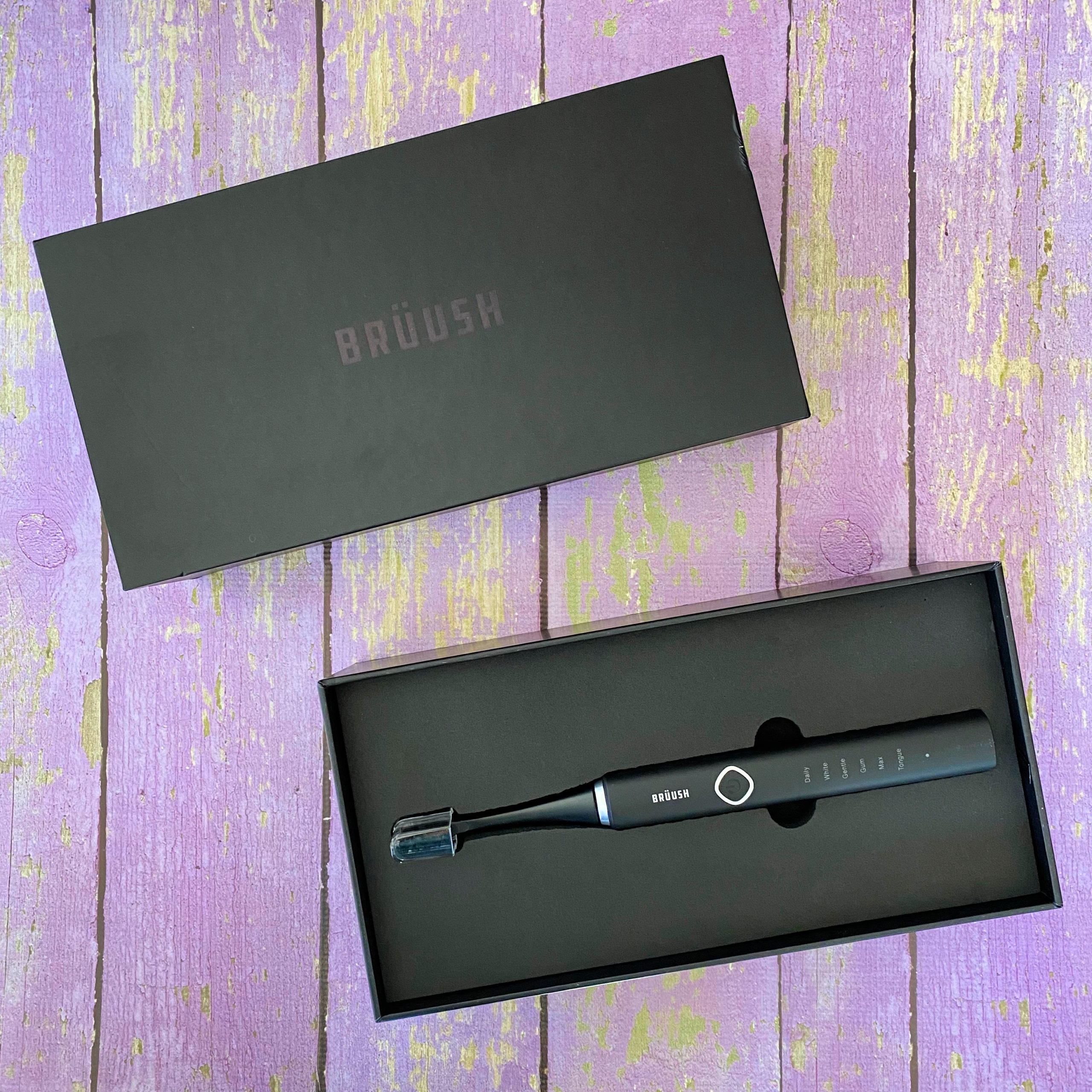Brushing Better With My Brüush Electric Toothbrush! - A Nation of Moms