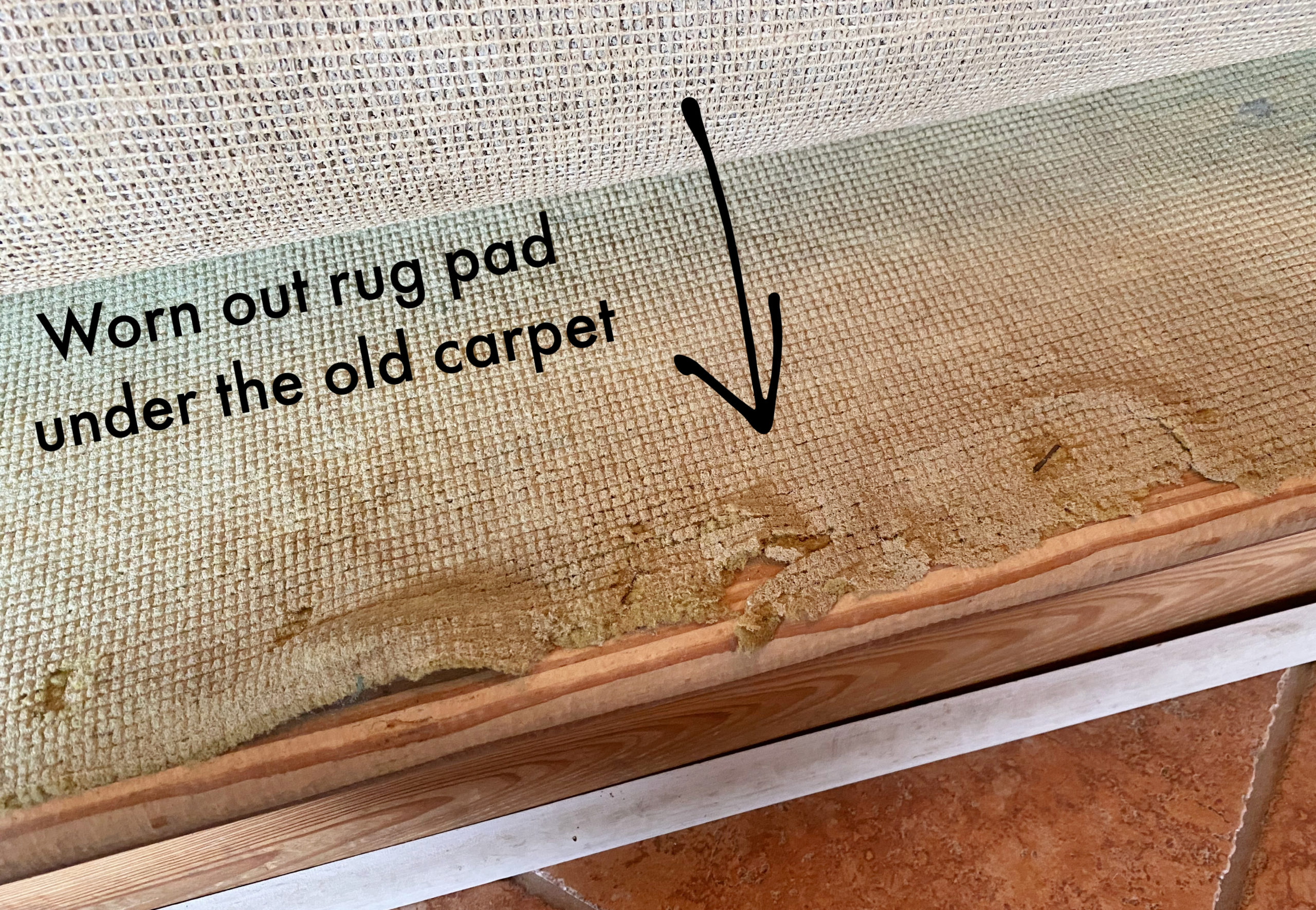 DIY Staircase Makeover Part I: Removing Old Carpet - A Nation of Moms