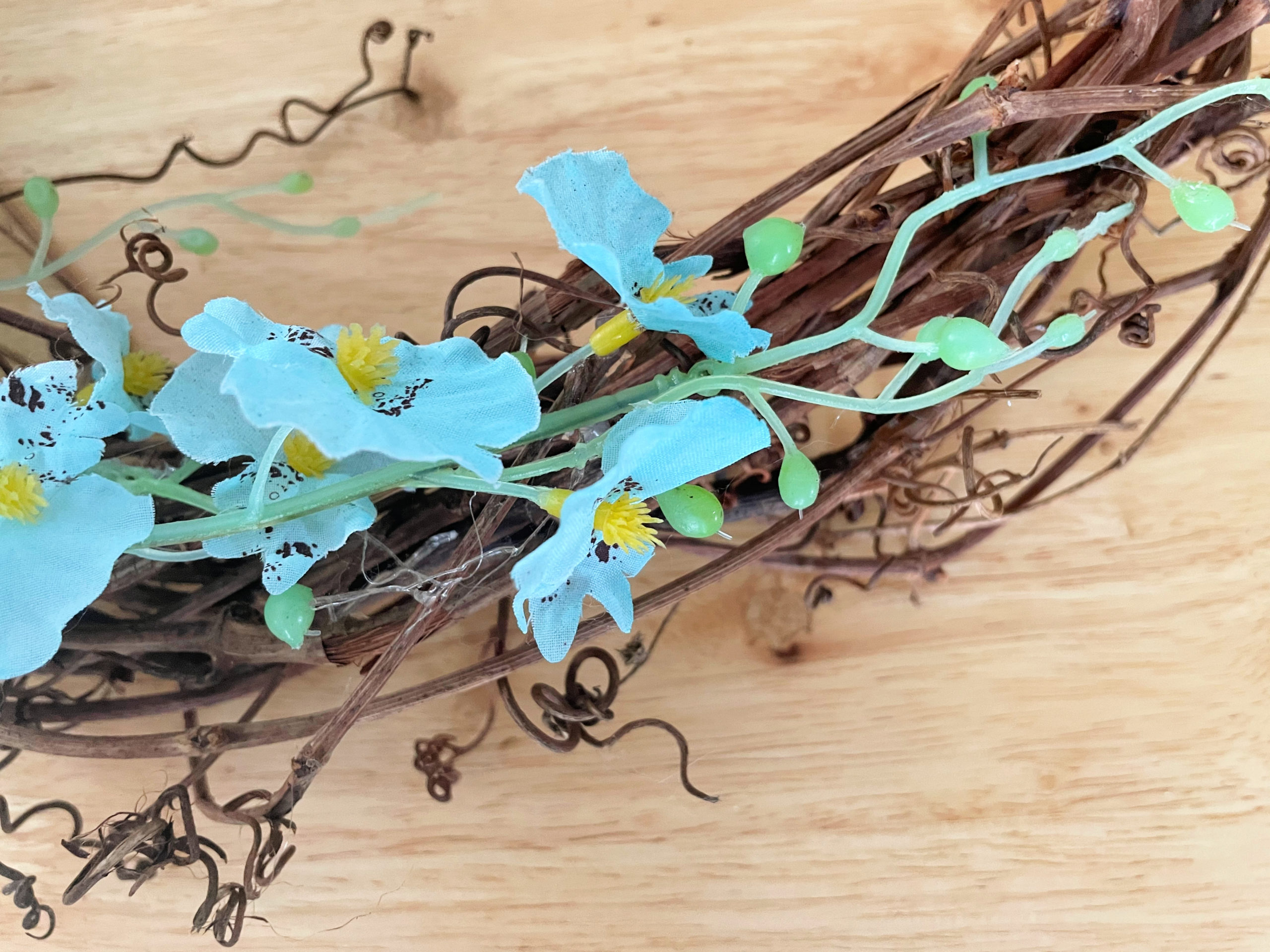 DIY Spring Wreath - A Nation of Moms