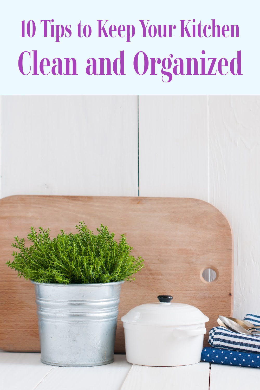 10 Tips For Keeping Your Kitchen Clean and Organized - A Nation of Moms