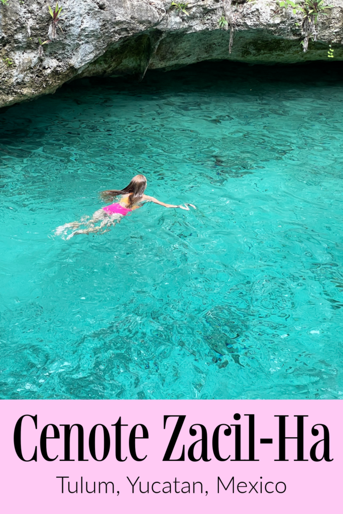 Cenote Zacil-Ha, Yucatan, Mexico - A Nation of Moms