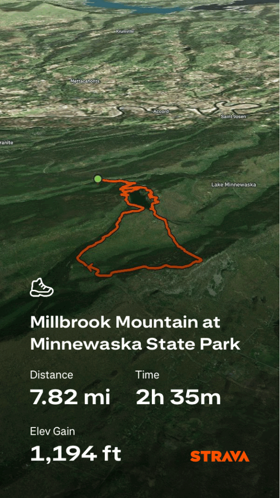 Millbrook Mountain Footpath and Carriage Road Loop, Minnewaska State ...